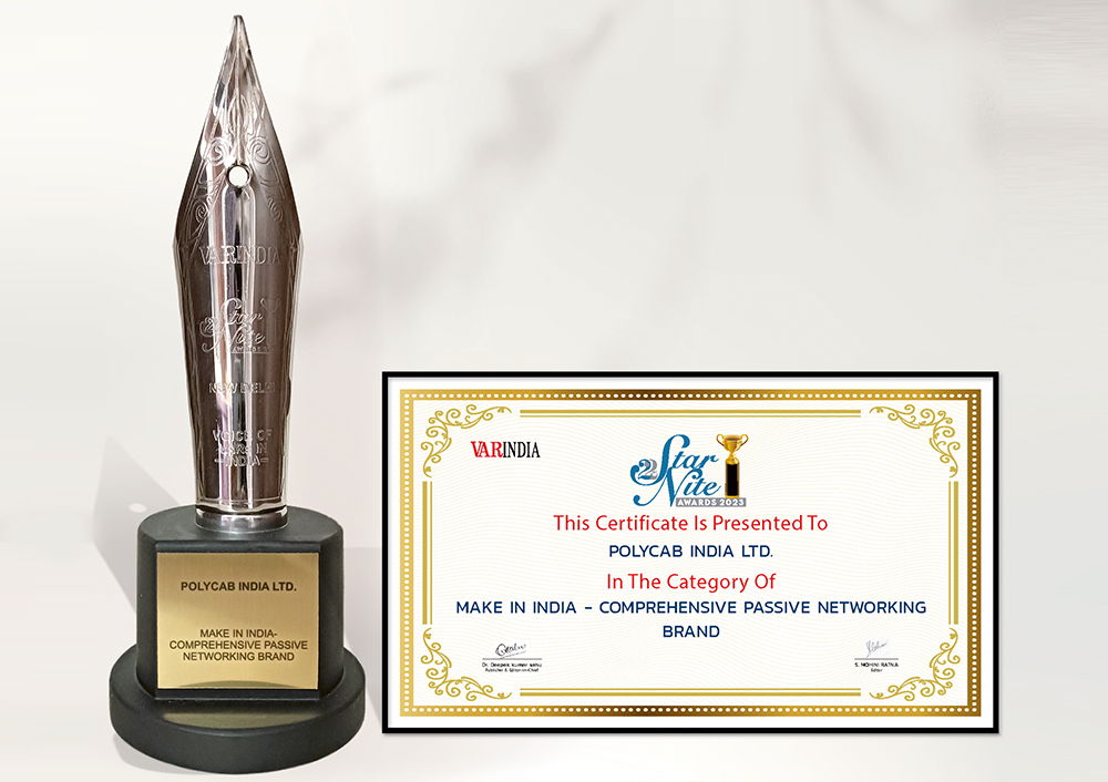 Awards and Recognition - Polycab Telecom - Polycab Telecom